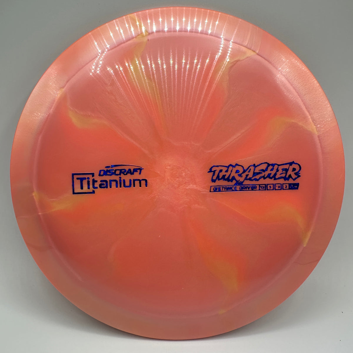Thrasher (Titanium) (swirl) (New Plastic)– Black Ink Discs