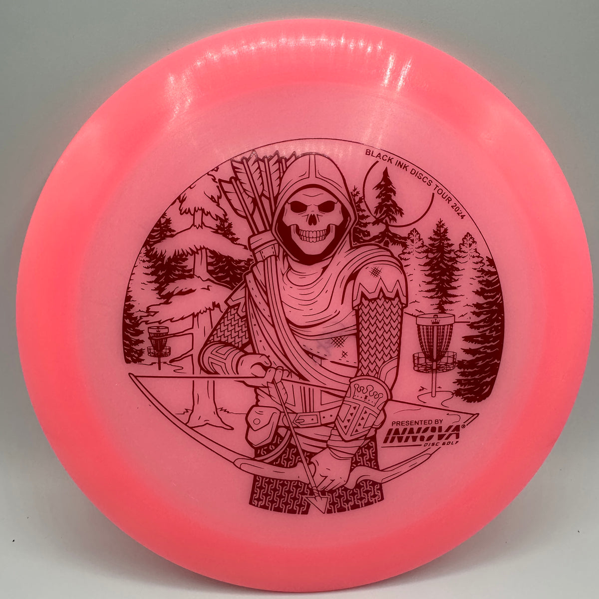 Wraith (Color Glow) (2024 Tour Stamp)– Black Ink Discs