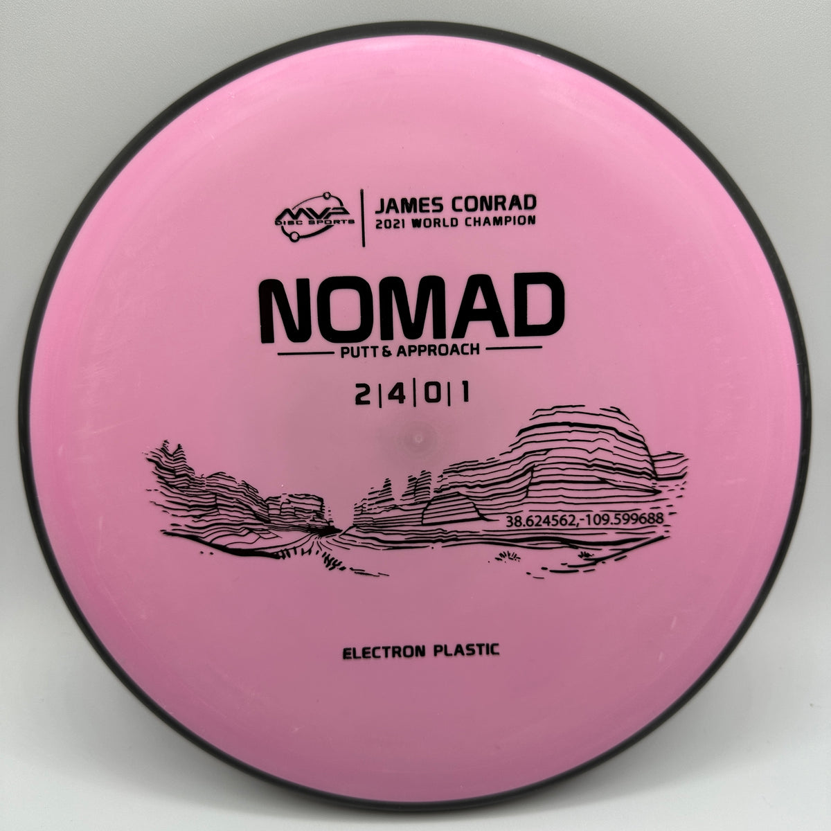 Nomad (Electron) (2021 James Conrad World Champion)– Black Ink Discs