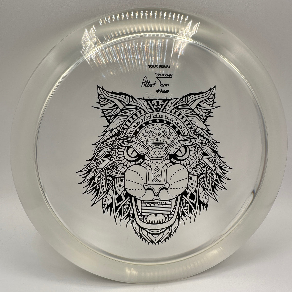 Escape (Lucid Ice) (2023 Tiger stamp) Albert Tamm– Black Ink Discs