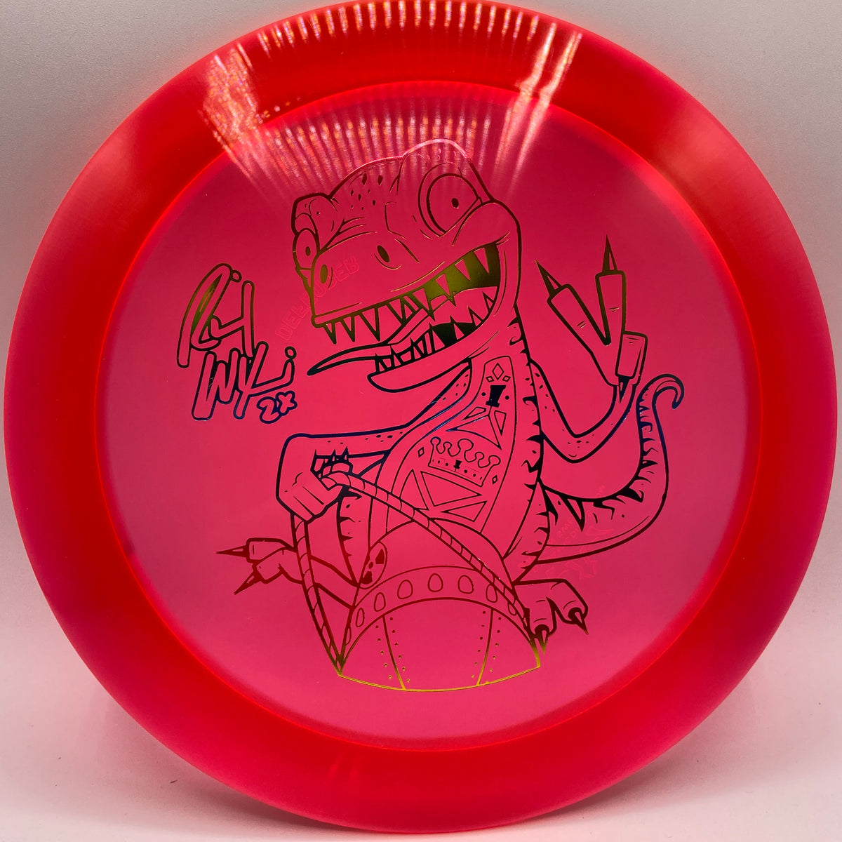 Defender (Lucid Ice) (2022 Raptor Deuces Stamp)– Black Ink Discs